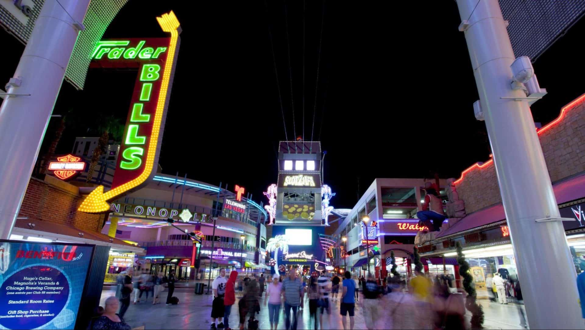 Official Site of the SlotZilla Zip Line in Downtown Las Vegas