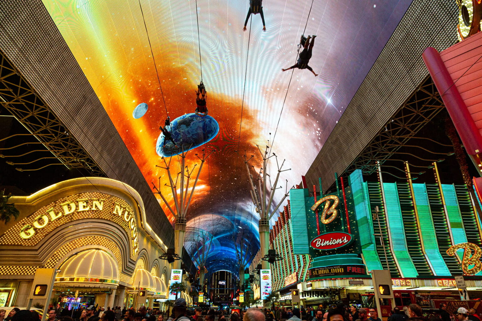 Watch Downtown Las Vegas Zipline Ride! | Fremont Street