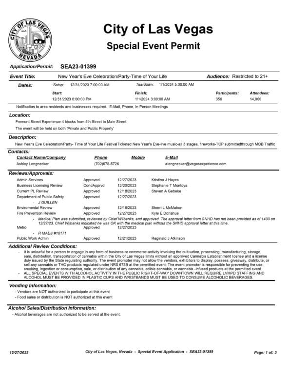 Fremont Street Performers Can Now Register Online